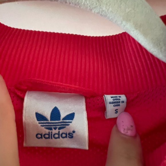 adidas | Jackets & Coats | Adidas Hot Pink And Yellow Jacket | Poshmark